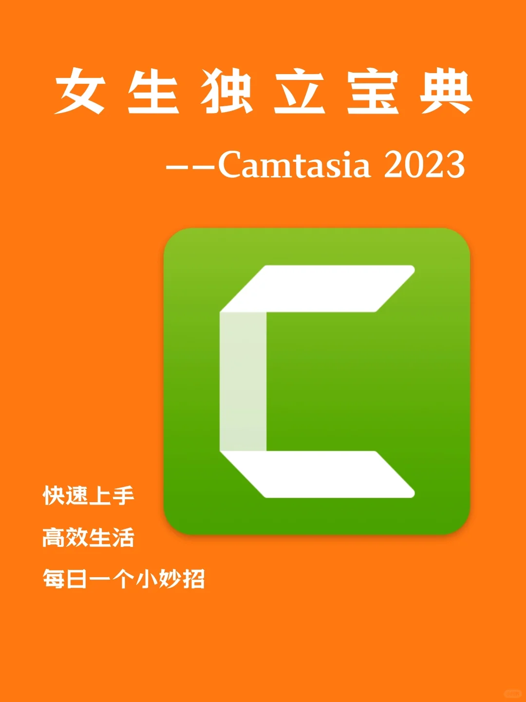 【宝藏软件】Camtasia 2023视频编辑的YYDS-夜雨聆风